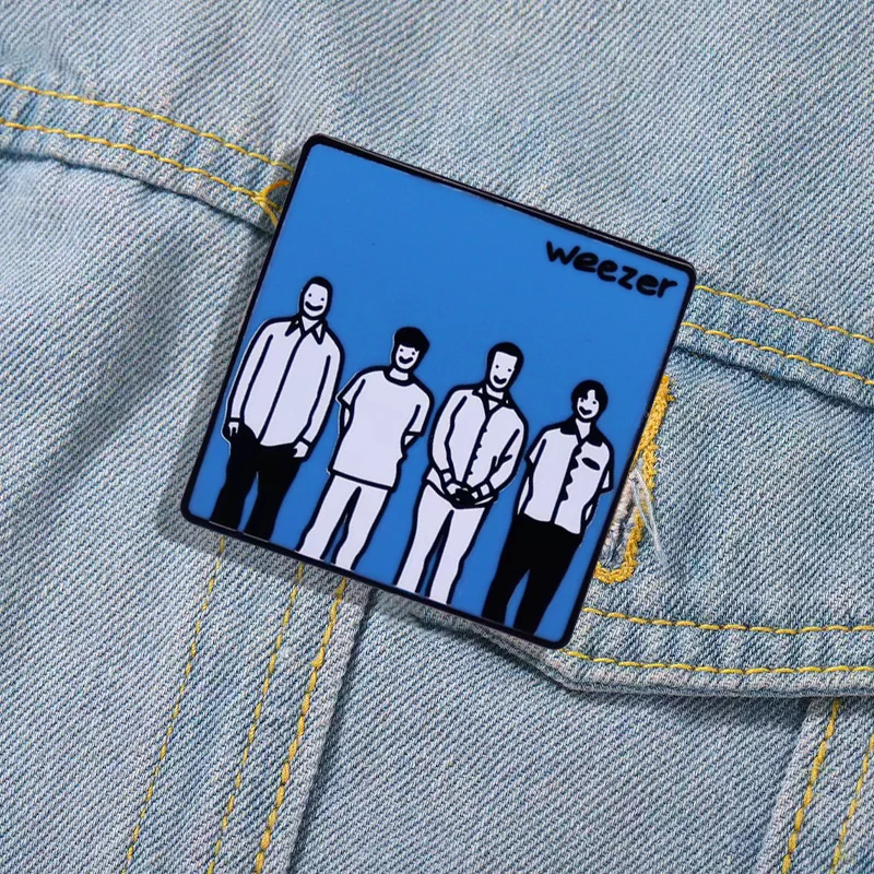 American-Rock-Band-Brooch-Weezer-Band-Badge-Backpack-Pin-Fan-Collection ...