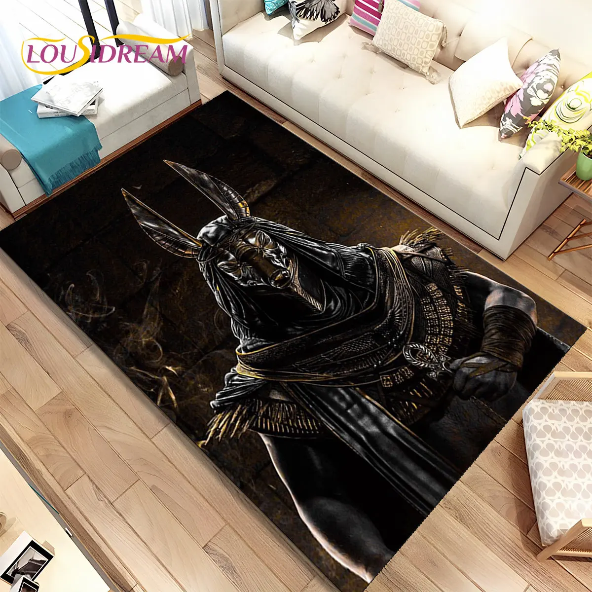 HD Egypt Death Anubis Mythology Horus Area Rug,Carpet for Home Living ...