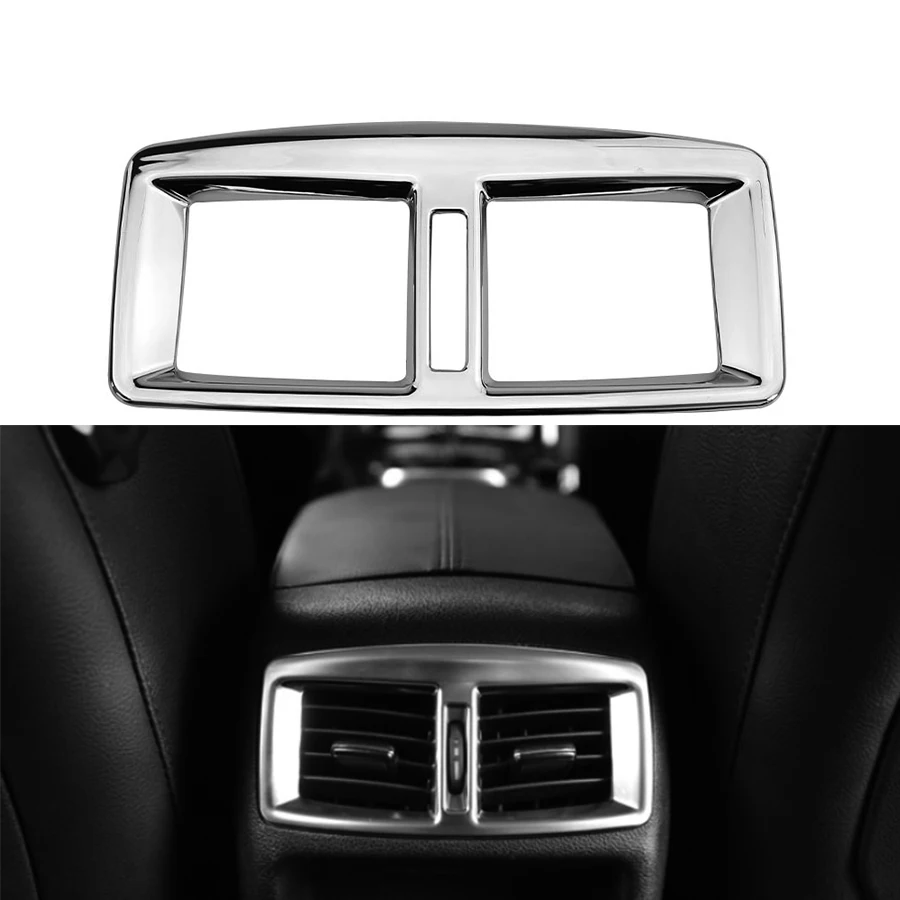 Chrome-Car-Rear-Air-Vent-Outlet-Frame-Cover-Decoration-Sticker-Trim-for ...
