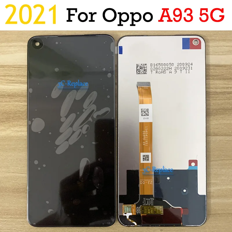 Original High quality Black 6.5 inch For Oppo A93 2021 5G PEHM00 PEHT00 LCD Display Touch Screen ...