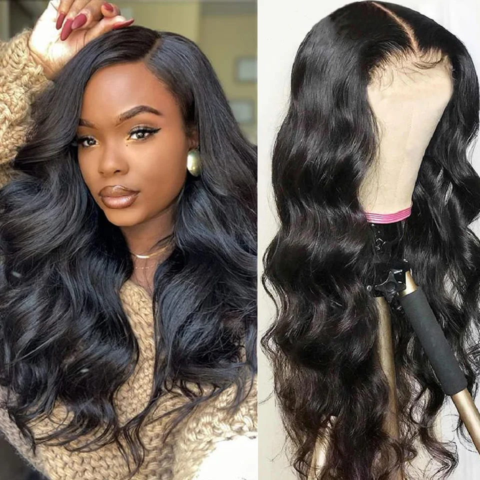 Body-Wave-Wig-Lace-Front-Human-Hair-Wigs-13x4-HD-Lace-Frontal-Wig-Body ...