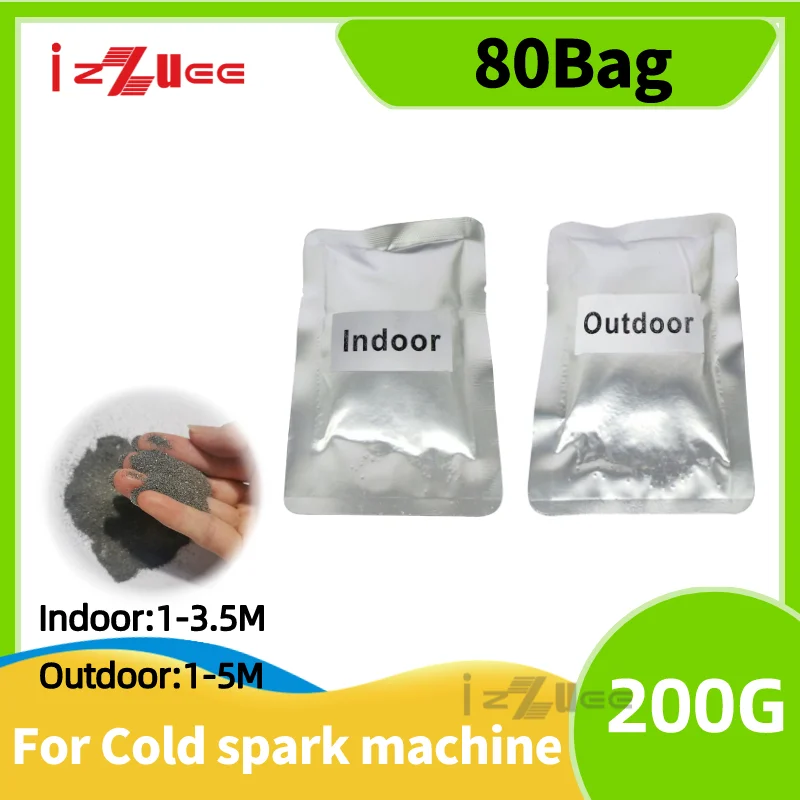 20-80bag Ti Powder 200g For Pyrotechnics Machine Outdoor Indoor Cold ...