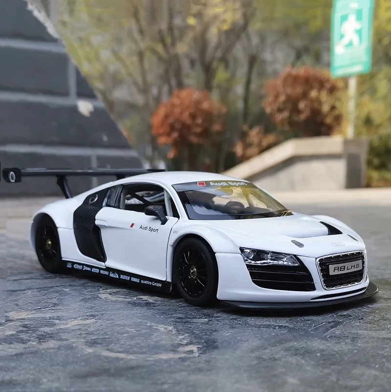 1:24 AUDI R8 LMS Alloy Racing Car Model Diecast Metal Toy Sports Car ...