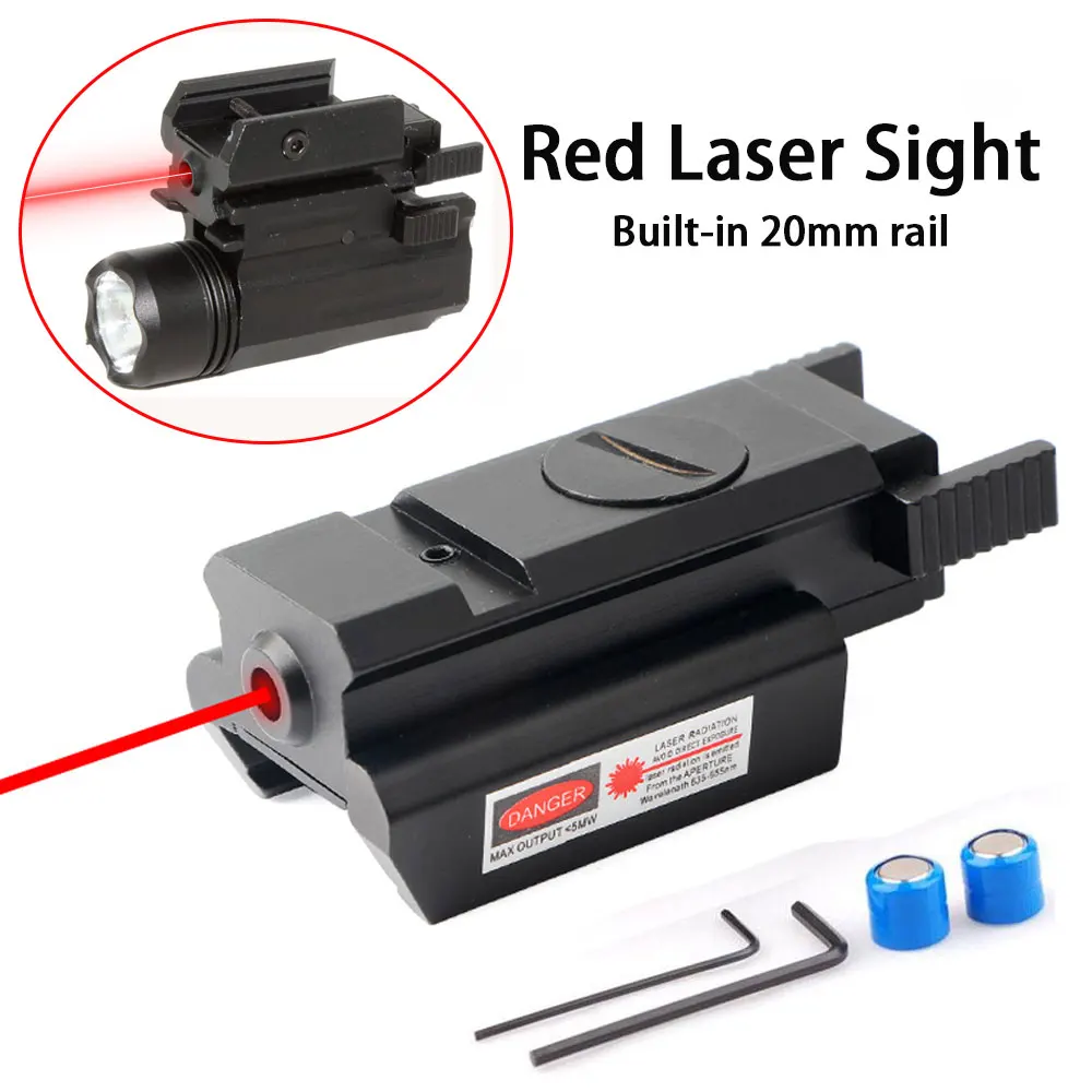 Red Dot Laser Sight Scope Hunting Pistol Guns Glock 17,19, 22 Rifle ...
