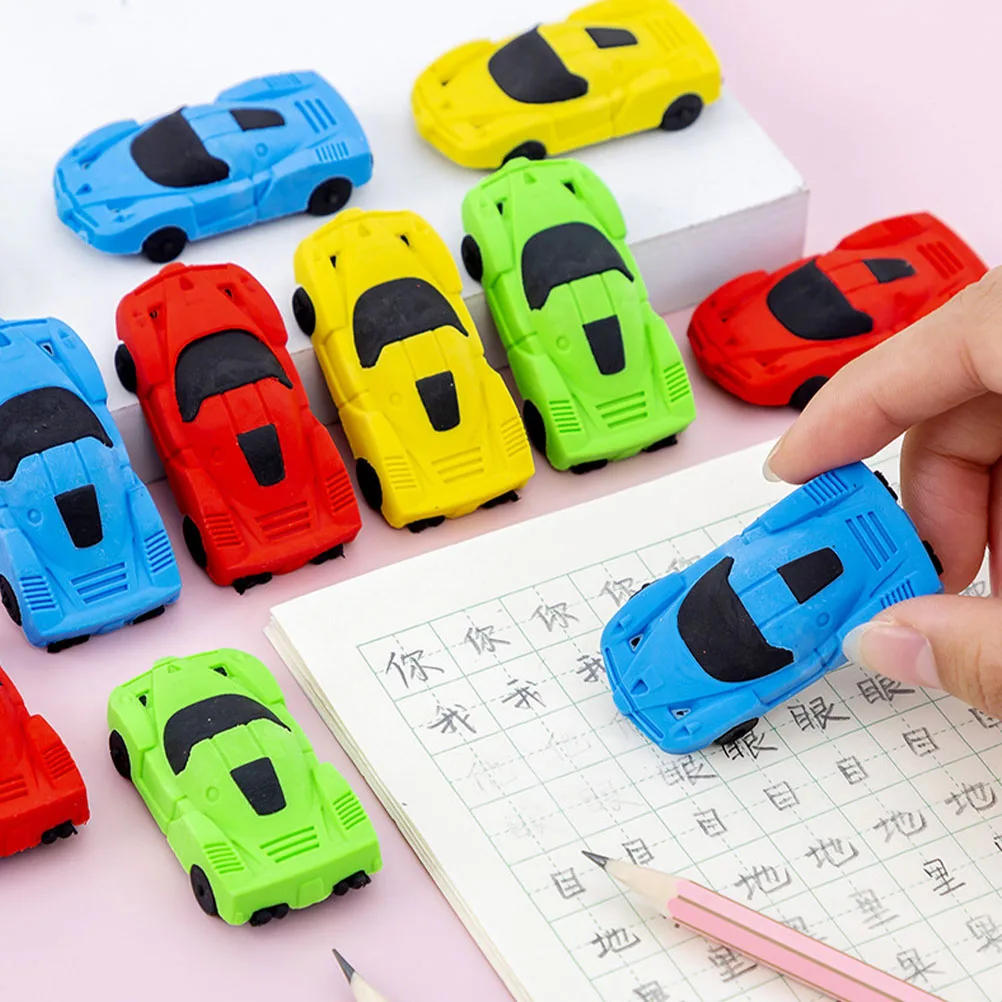 20Pcs-Cartoon-Car-Shaped-Erasers-Rubber-Erasers-Kids-Pencil-Erasers ...