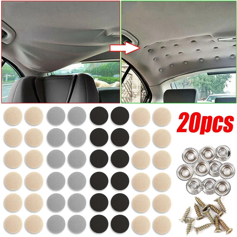 Car-Interior-Roof-Buckles-Headliner-Ceiling-Cloth-Fastener-Clips-Screw ...