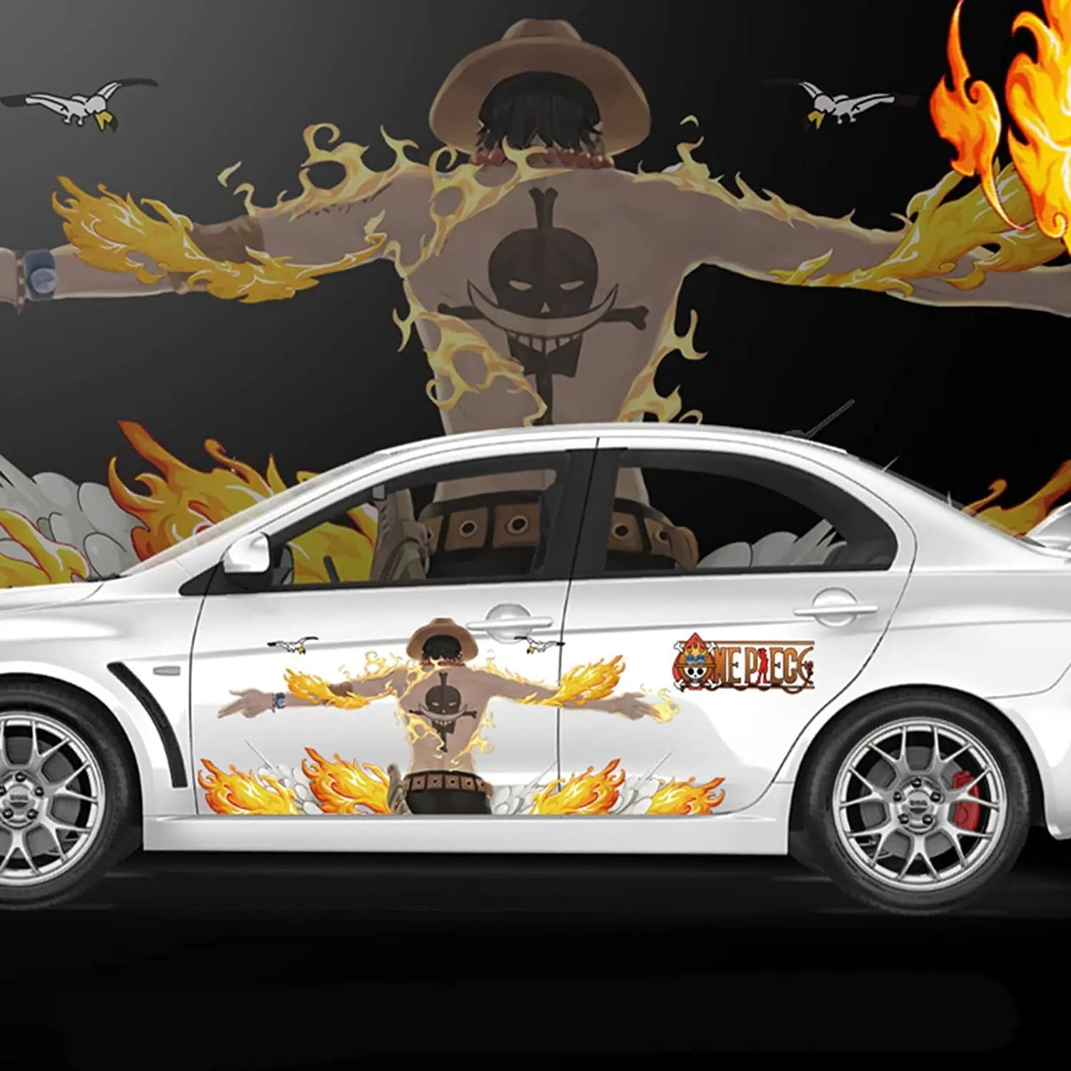 Tienda-Anime-car-wrap-Anime-One-Piece-PortgasD-Ace-gr-ficos-de-coche ...