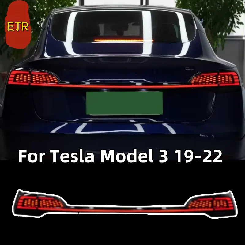 Through-Taillight-Assembly-For-Tesla-Model-3-Retrofitting-Car ...