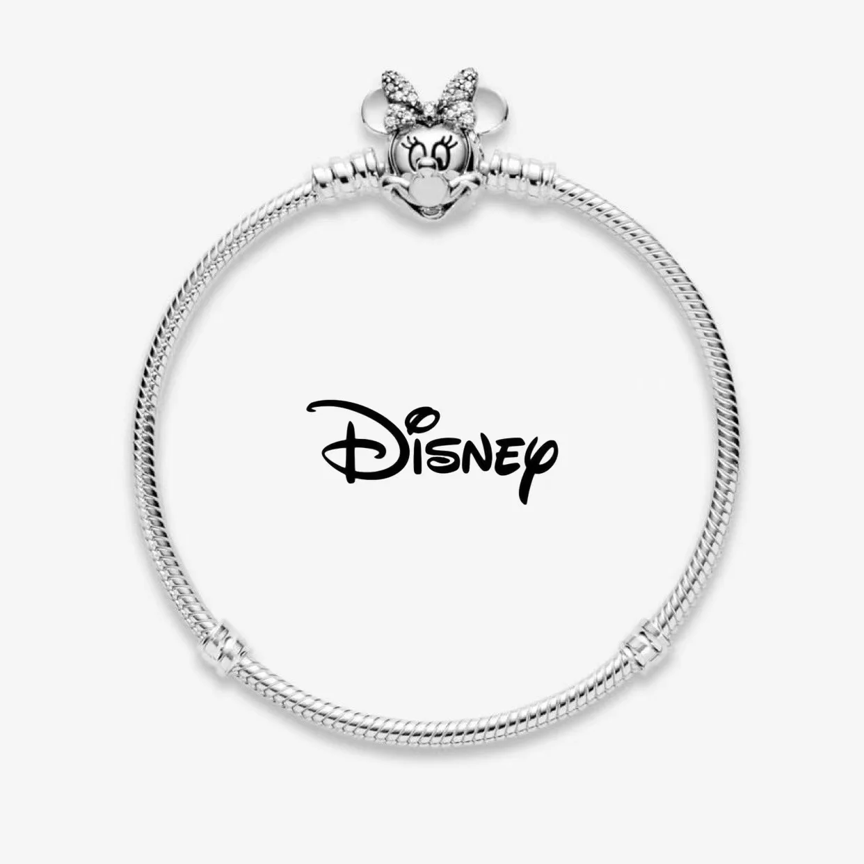 Disney-pulsera-de-plata-de-ley-925-para-mujer-brazalete-brillante-con ...