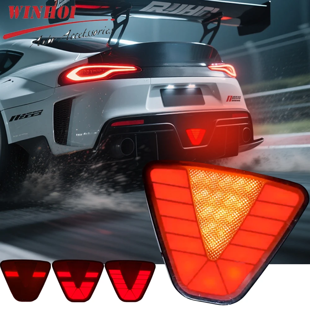 Dynamic F1 Style Brake Light Pilot Lights 12V Rear 3rd Third Strobe ...