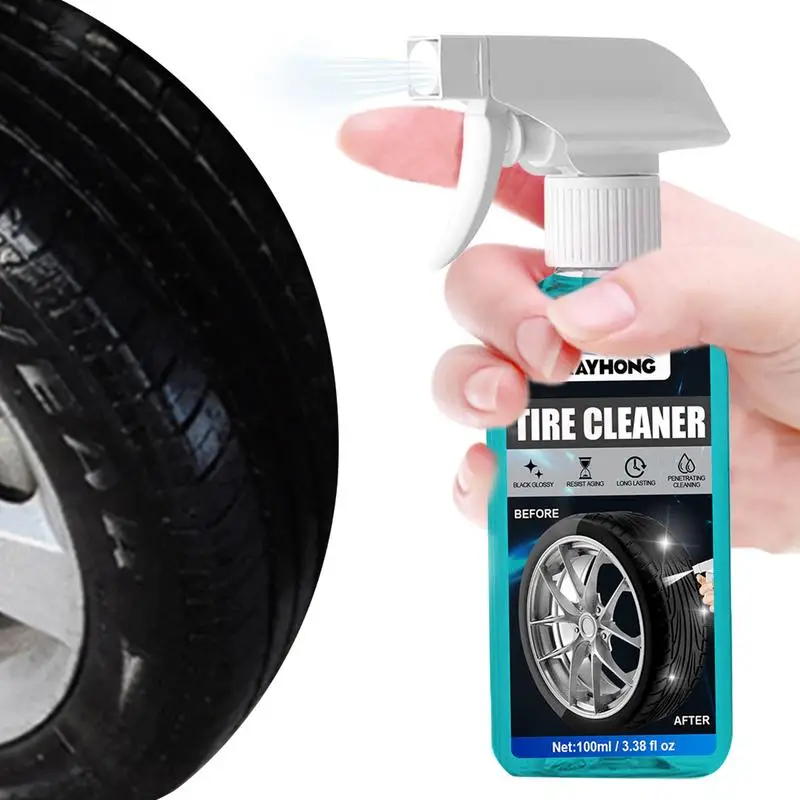 Tire-Cleaner-Spray-Tire-Shine-Dressing-Coating-For-Cars-Tires-Bumpers ...