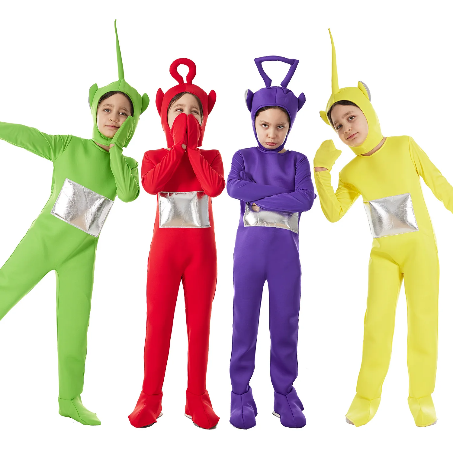 Funny Kids Teletubbies Cosplay Bodysuit Cute Carnival Party Parent ...
