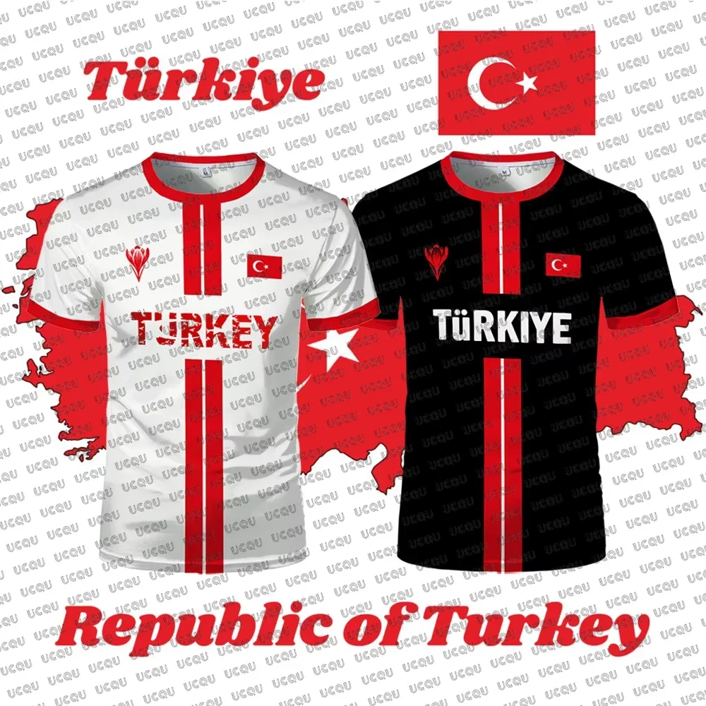 Turkey Football Jersey Breathable Quick-drying Sports Short-sleeved T ...