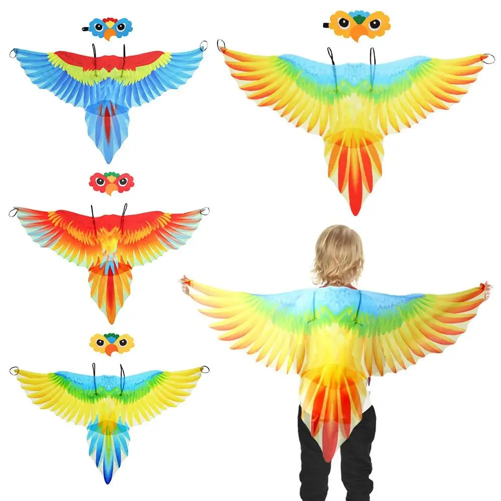 Children-s-Parrot-Wings-Cloak-Costume-Bird-Cape-Carnival-Costume-for ...