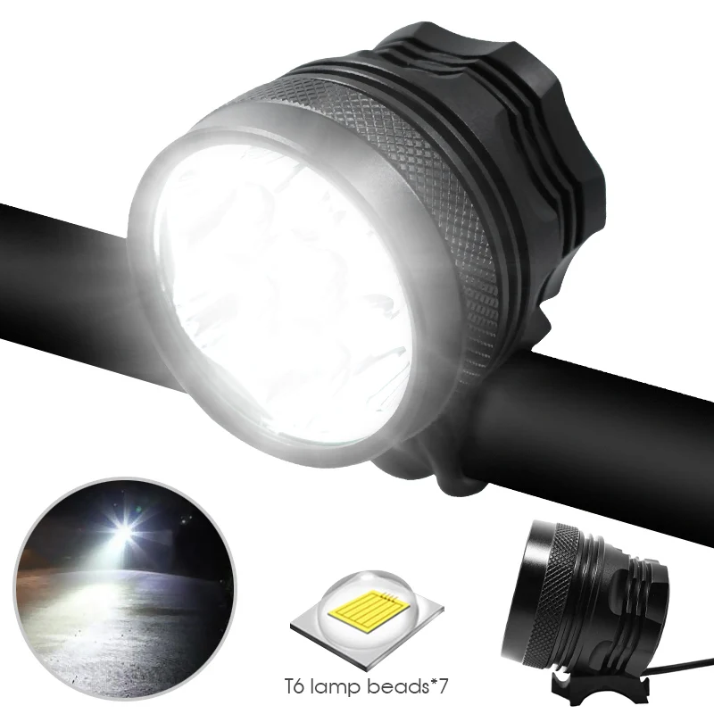 WasaFire-10000-Lumen-Bicycle-Light-7-XML-T6-Bike-Headlight-Cycling-LED ...