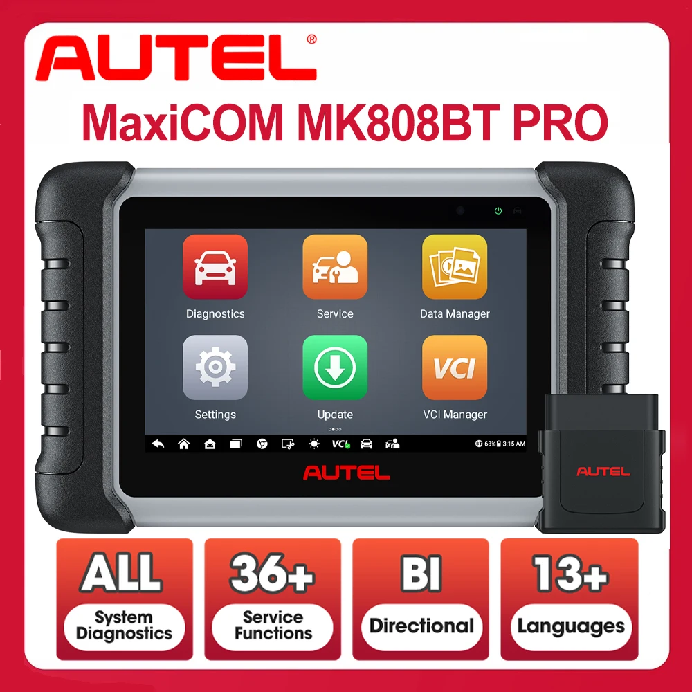 Autel Maxicom Mk808bt Pro 2022 Newest Autel Scanner Hardware Upgrade Of ...