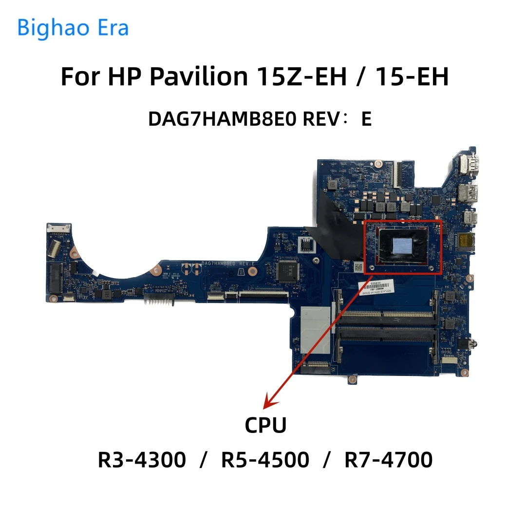 DAG7HAMB8E0 For HP Pavilion 15z-EH 15-EH Laptop Motherboard With R3 ...