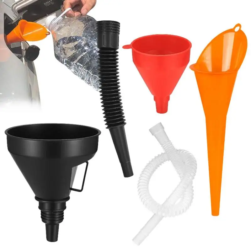 Long-Wide-Mouth-Funnel-Cold-Resistant-Flexible-Filling-Funnel-3-Oil ...