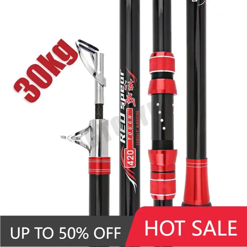 2-1M-Carbon-Fishing-Rod-30kg-above-Superhard-100M-Long-Distance ...