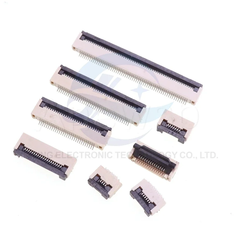 5PCS-FPC-Connector-Socket-FFC-0-5MM-Clamshell-Bottom-Contact-Type-4P-5P ...