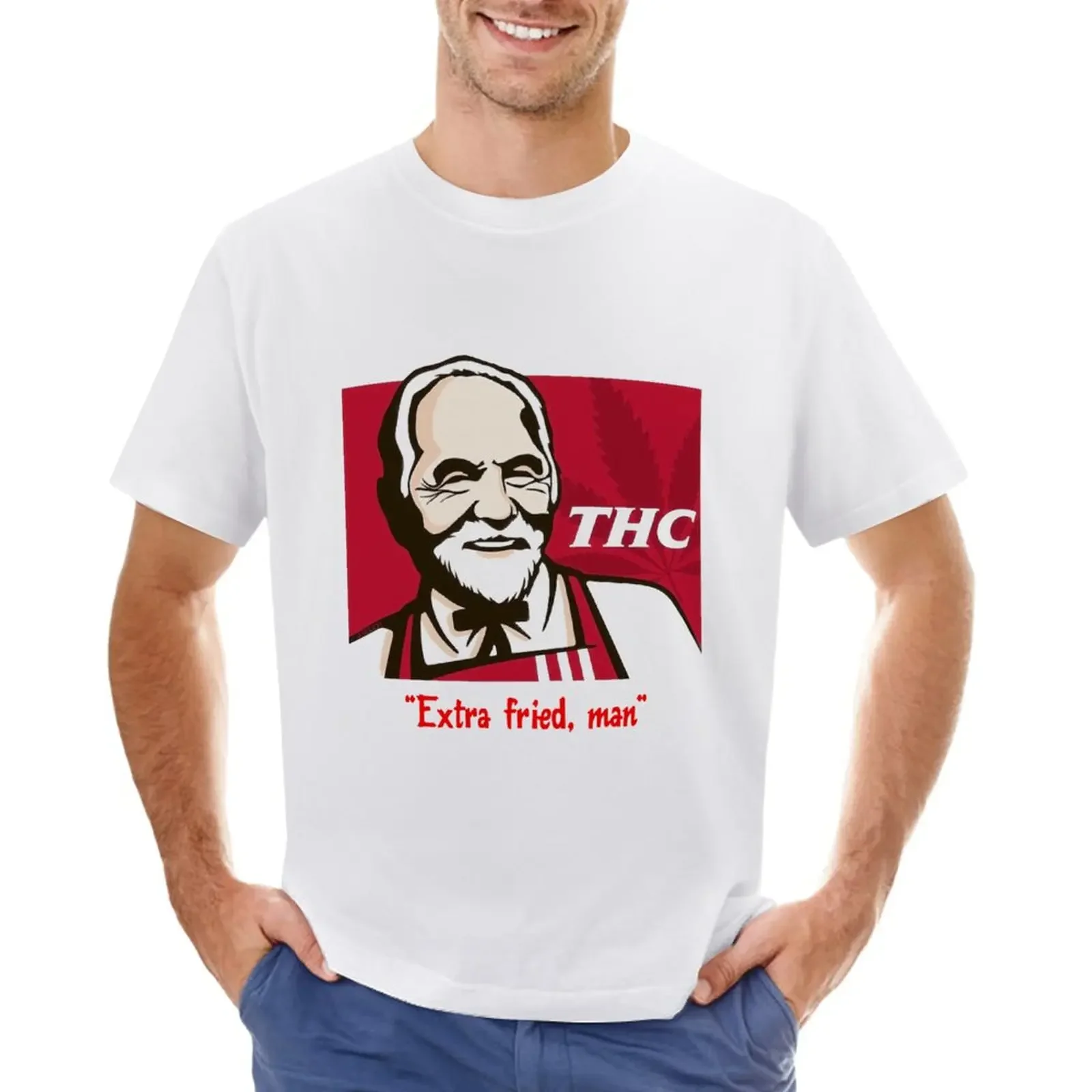 THC-Extra-fried-man-T-Shirt-summer-clothes-anime-for-a-boy-mens-graphic ...