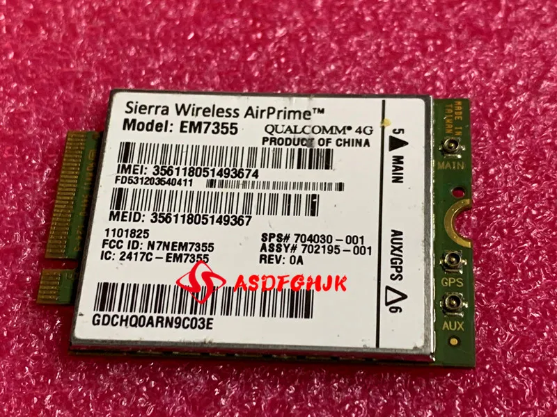 Unlock-Sierra-Wireless-Gobi5000-Em7355-Lte-evdo-hspa-42mbps-Ngff-Card ...