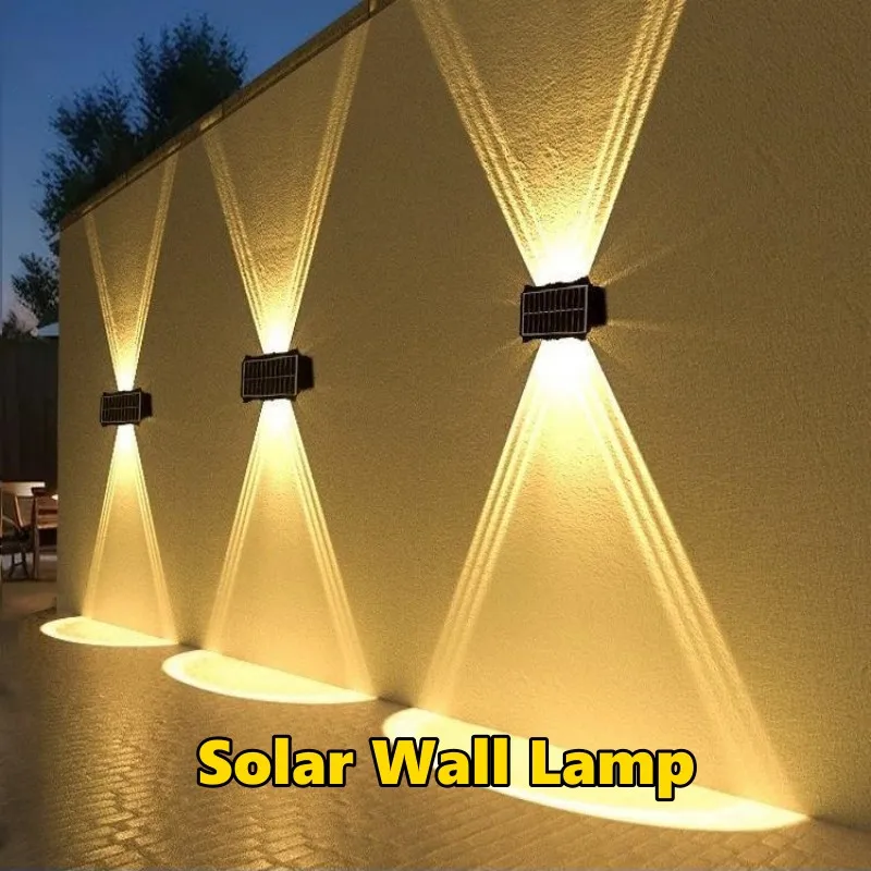 LED-Solar-Wall-Lamp-Outdoor-Waterproof-Up-And-Down-Luminous-Lighting ...