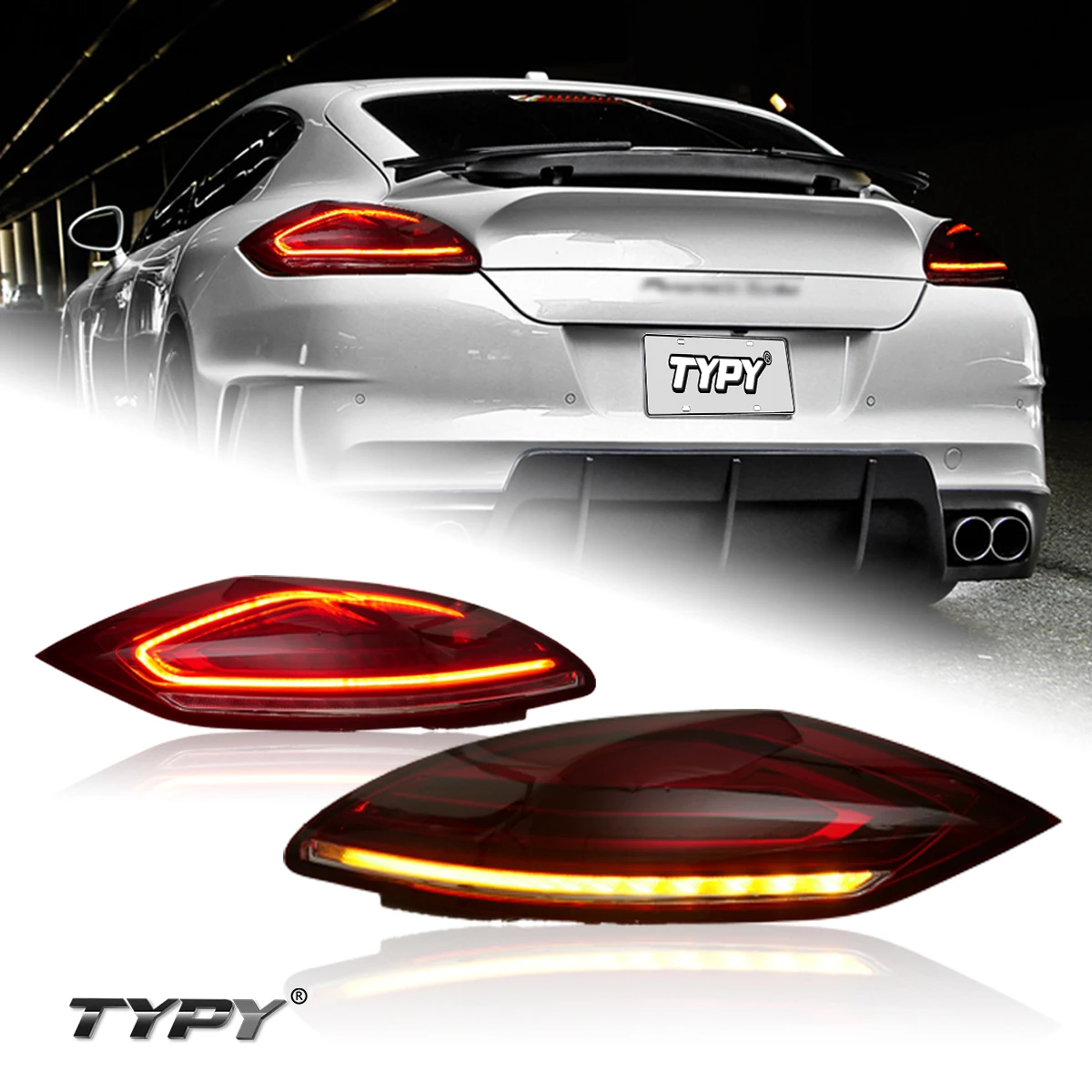 Car-Tail-Lamp-Modified-LED-Taillamp-Taillight-Running-Lights-Turn ...