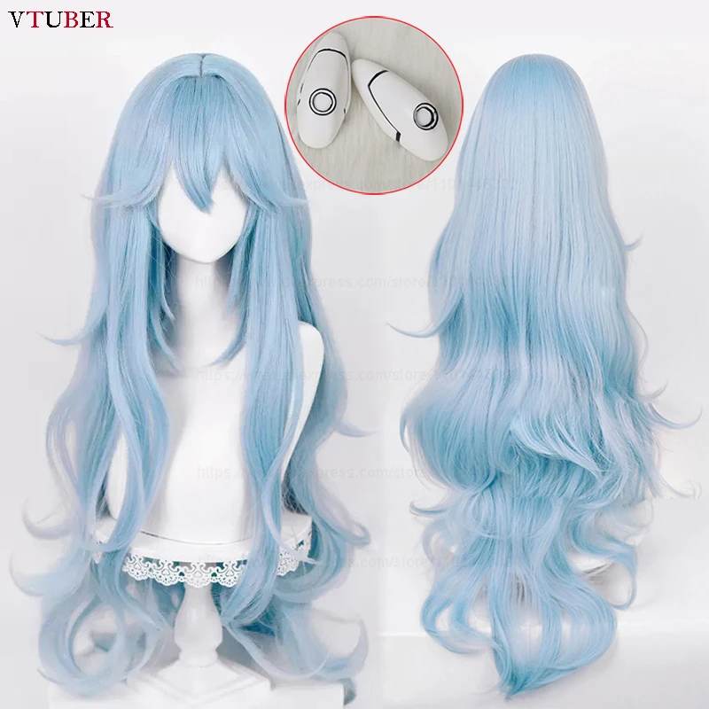 High-Quality-100cm-Long-Ayanami-Rei-Cosplay-Wig-Cyan-Blue-Wavy-Heat ...