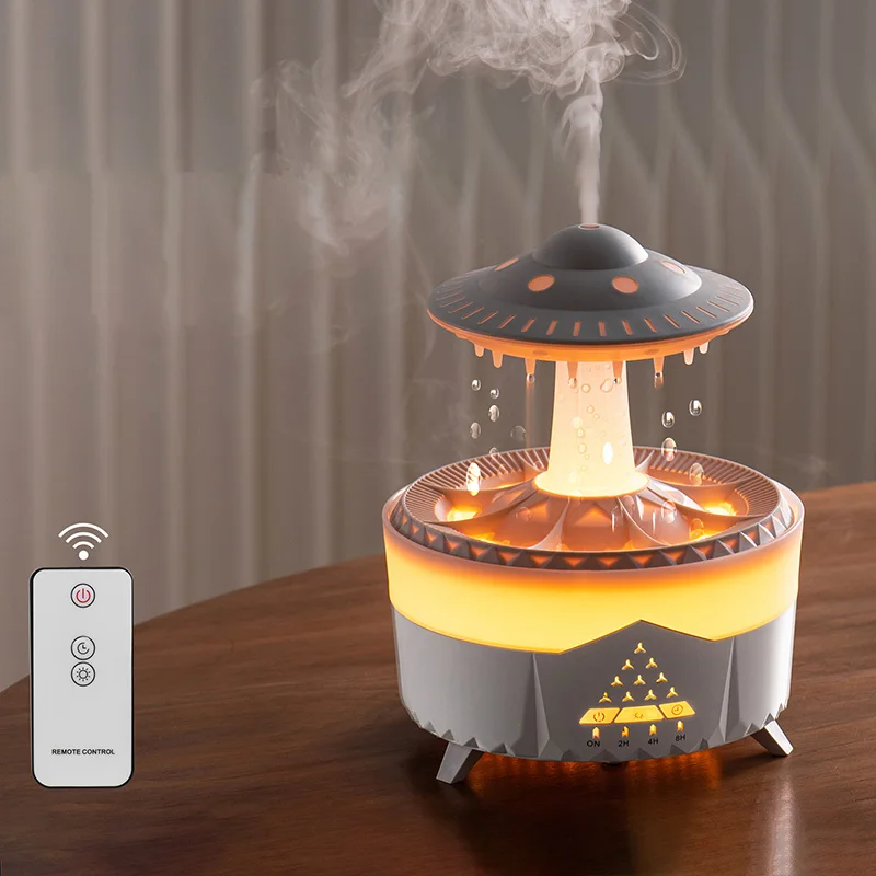 Umidificador-de-Nuvem-de-Chuva-UFO-com-Controle-Remoto-leos-Essenciais ...
