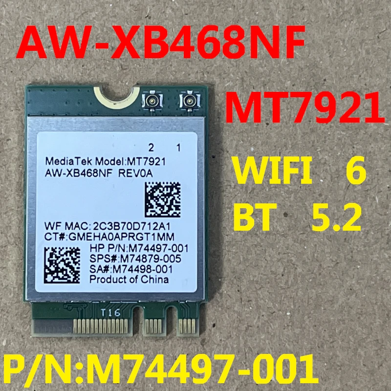 AW-XB468NF-for-HP-MT7921-Probook-455-G8-HSN-Q31C-5-WIFI-WLAN-Card ...