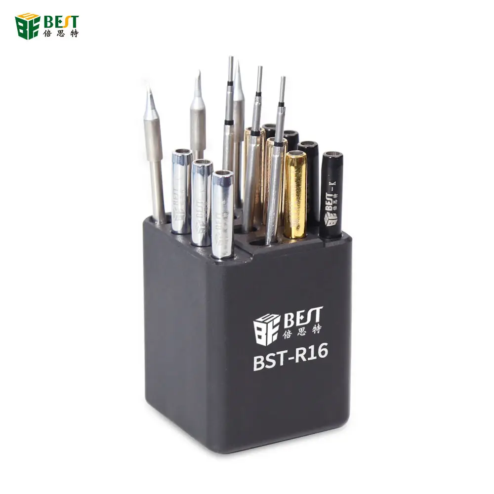 BST-R16 16-Hole Classified Storage Box For T12 JBC T210/T245/C115 ...