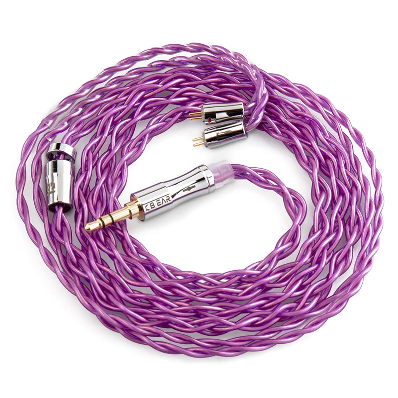 KBEAR-Glory-Crystal-4-Core-6N-Single-Copper-Upgraded-Earphone-Cable ...