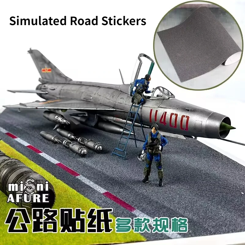 Mini AFURE Simulated Road Stickers Asphalt Road Texture Paper for Model ...