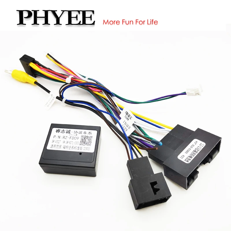 Car-Android-Harness-Adapter-CAN-Bus-Decoder-16Pin-Plug-to-24-Pin-Ford ...