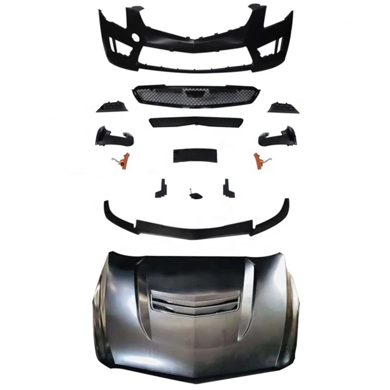 Front-bumper-Mesh-Grills-Cover-For-bodykit-Cadillac-Rear-Bumper-Lip ...