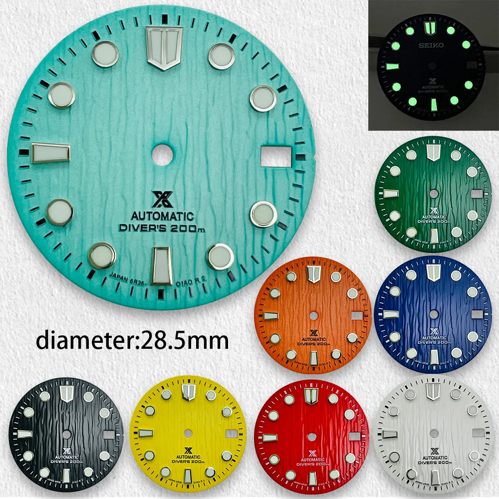 Dial-de-reloj-con-logotipo-S-de-28-5mm-esfera-luminosa-verde-glaices-3D ...