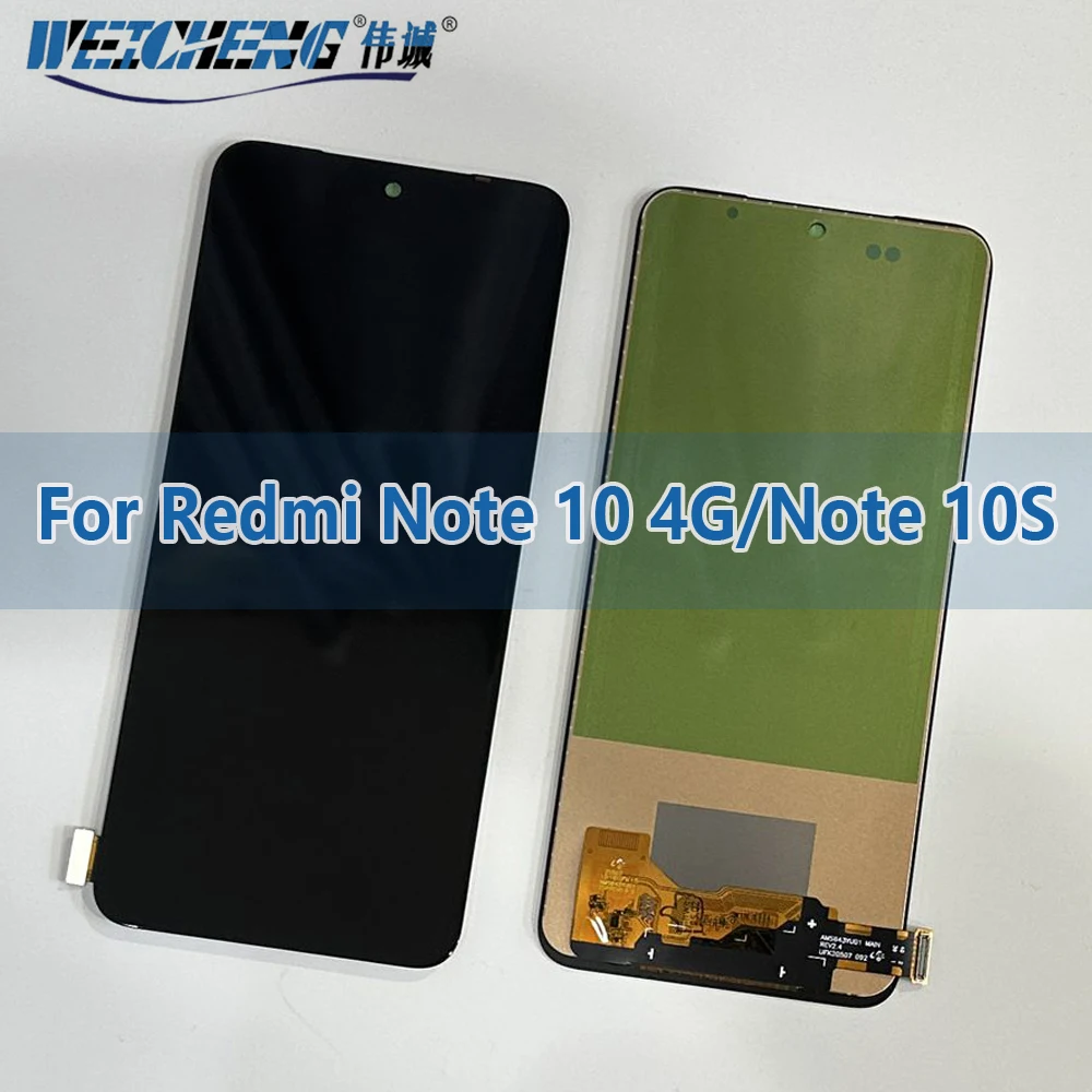 Nueva pantalla probada para Xiaomi Redmi Note 10S Note 10 4G M2101K7AG ...