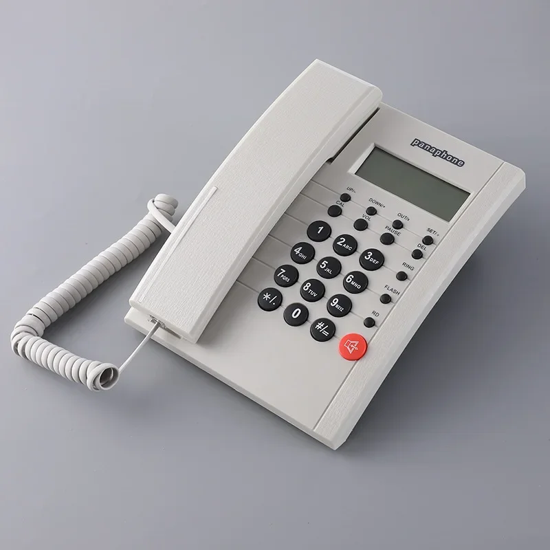 Wired Landline Fixed Telephone Desk Phone with Caller Identification ...