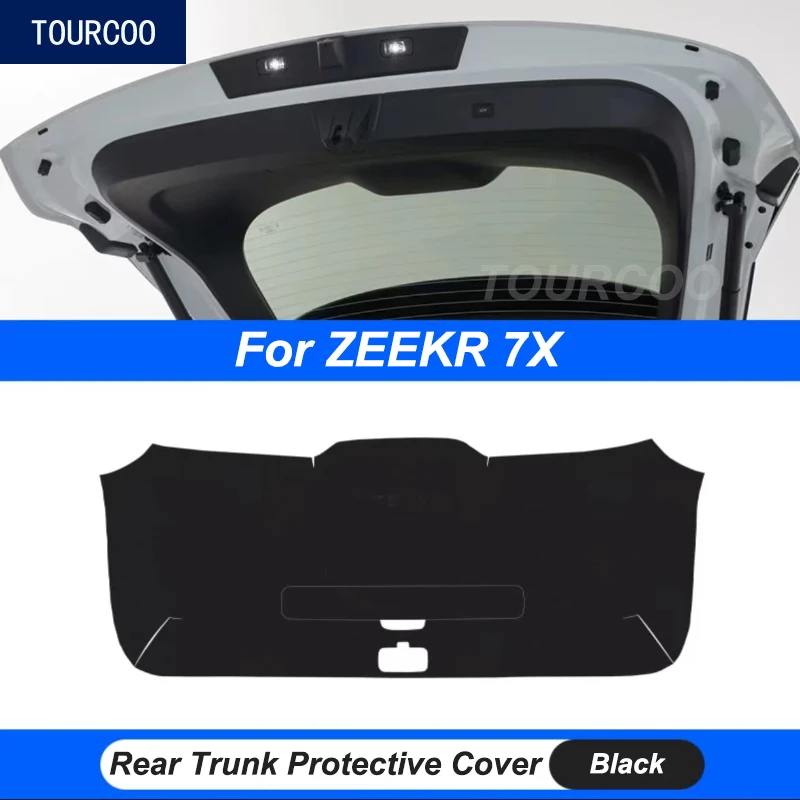 For-ZEEKR-7X-Rear-Trunk-Protective-Cover-Sticker-Tailgate-Anti-dirt-Pad ...