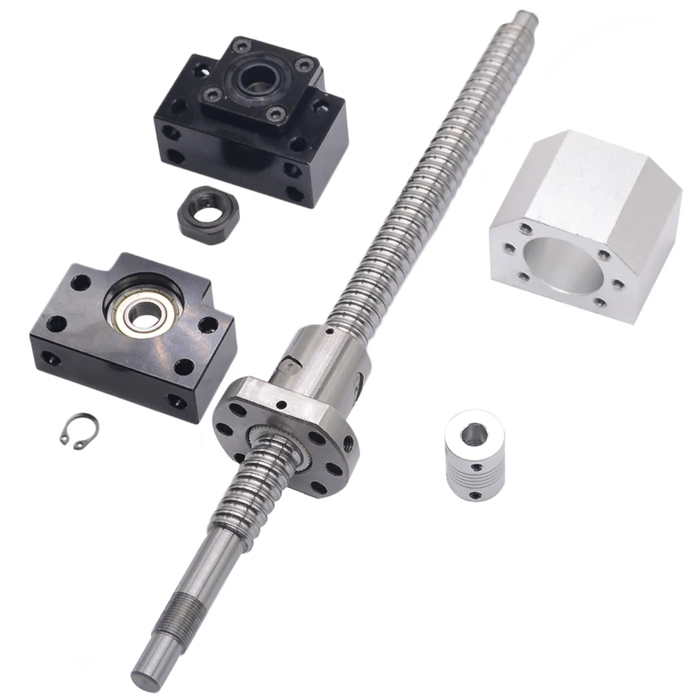 SFU1605-SET-RM1605-rolled-ball-screw-C7-with-end-machined-Nut-Housing ...