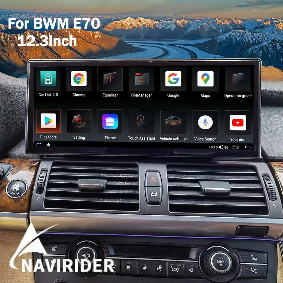 Car Radio Android 14 Screen For Android Bmw E70 X5 Bmw X6 E71 CCC CIC ...
