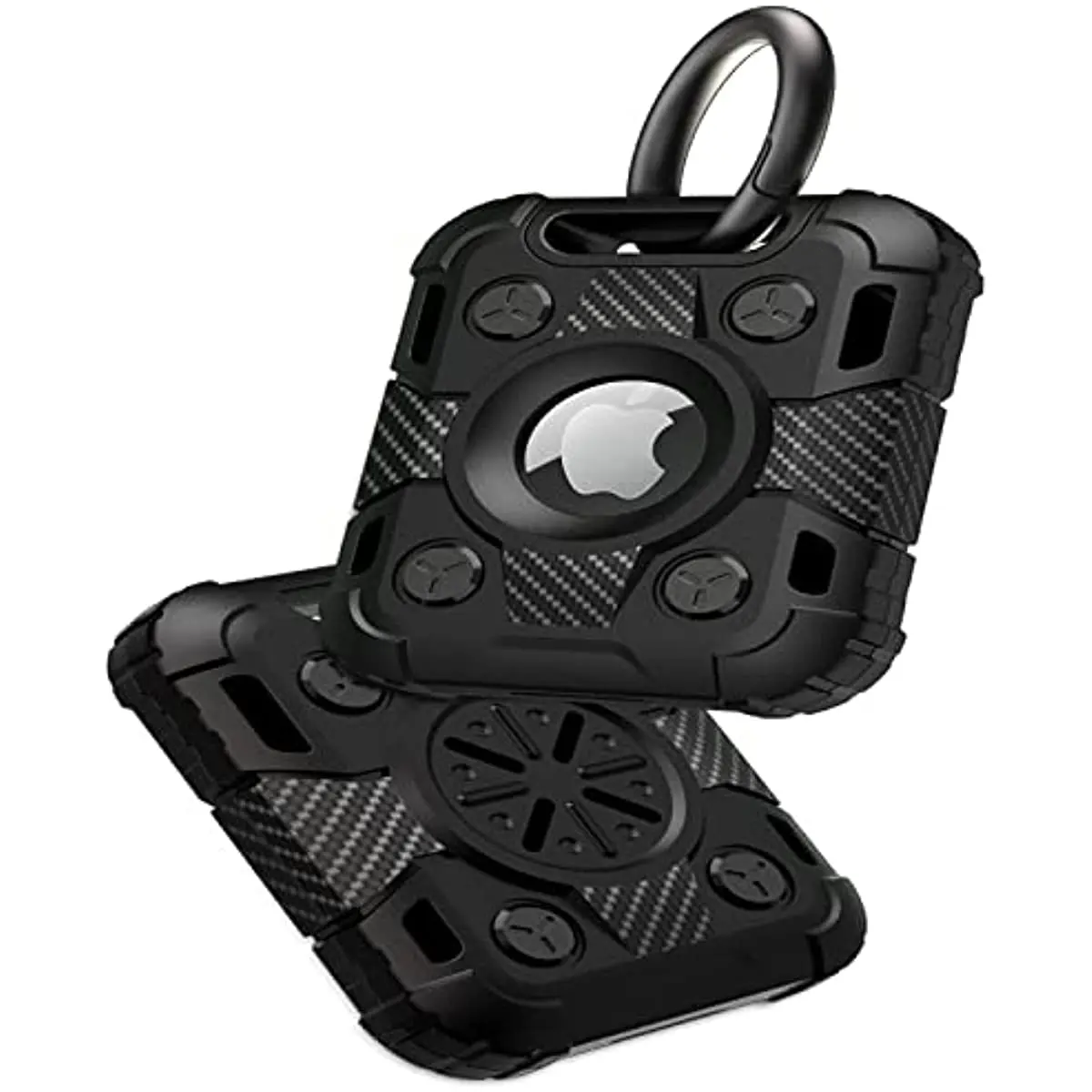 for-Airtag-Case-with-Keychain-Cool-Armor-Rugged-Shockproof-Cover-for ...