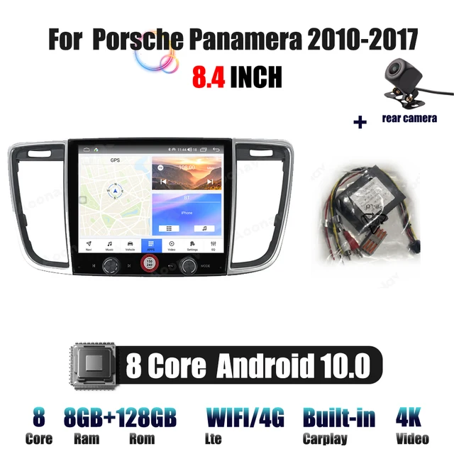 For Porsche Panamera 2010-2017 128GB Android Auto Car Multimedia Player ...