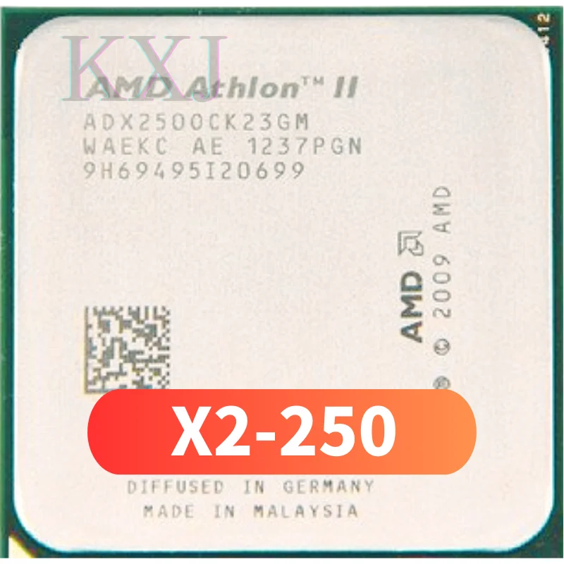 AMD Athlon II X2 250 processor 3.0GHz 2MB L2 Cache Socket AM3 Dual-Core ...
