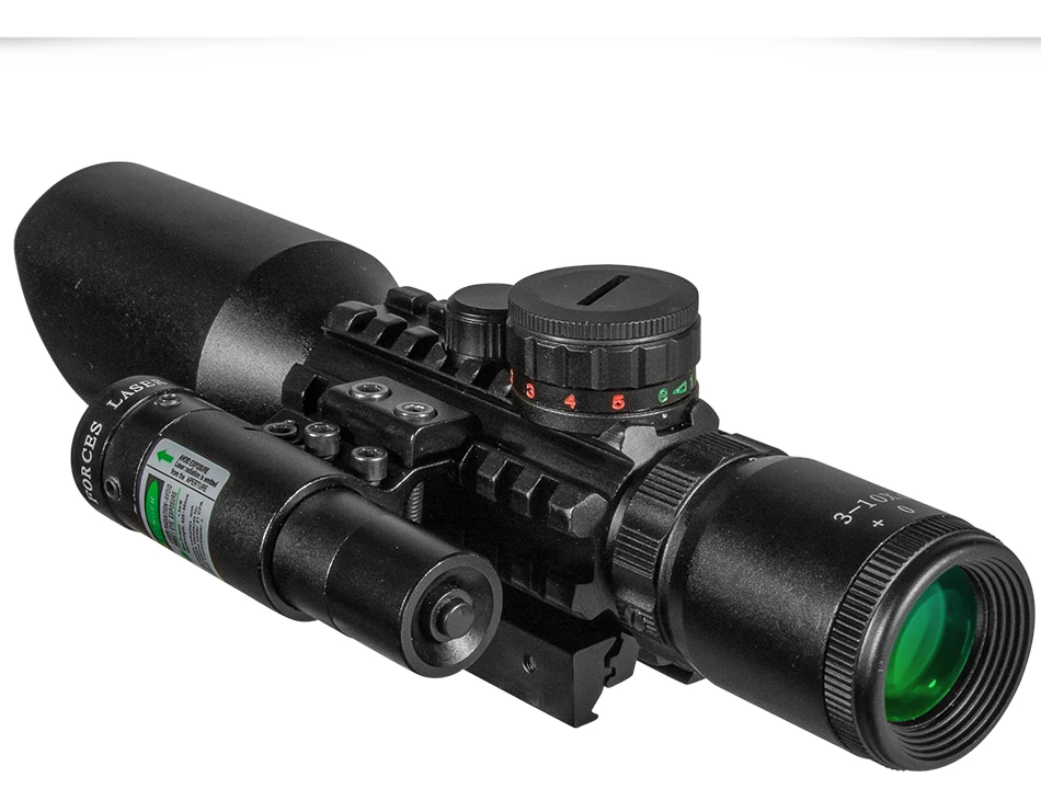 FIRE WOLF 3-10x42 Holographic Sight Hunting Scope Outdoor Reticle Sight ...
