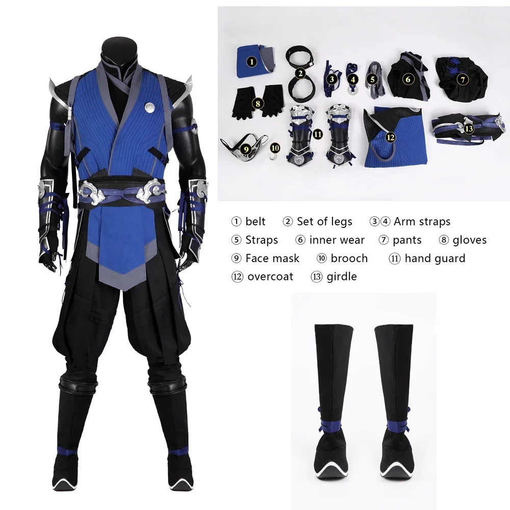 Disfraz-de-juego-de-Cosplay-Sub-Zero-para-adultos-disfraz-de-Mortal ...