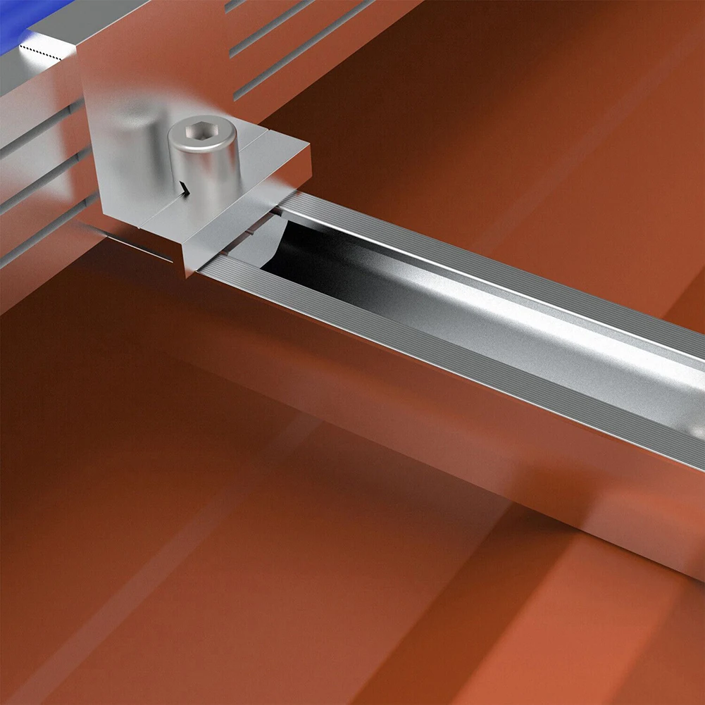 Solar Panel Module Aluminum Bracket Rail Fastening Rail Trapezoidal ...