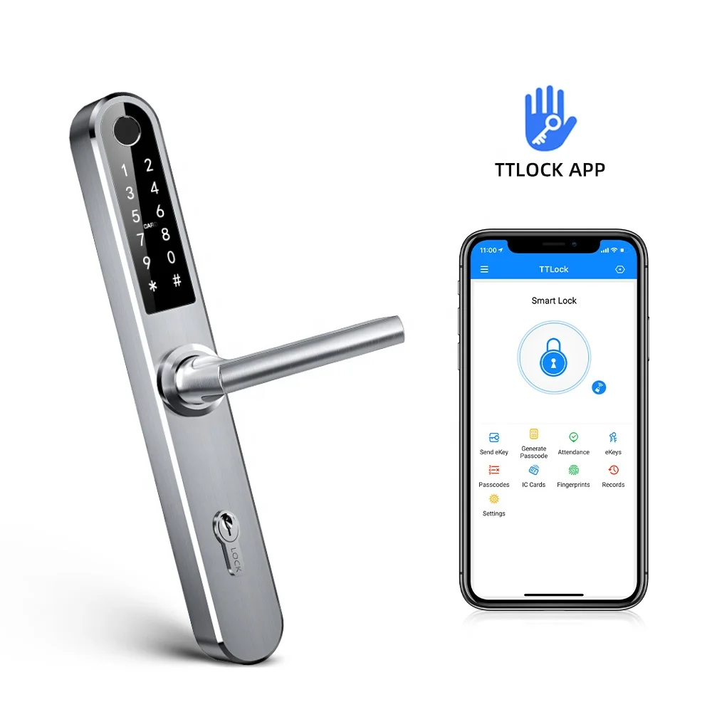 High-Security-Easy-To-Install-Electronic-Keyless-Entry-Fingerprint ...