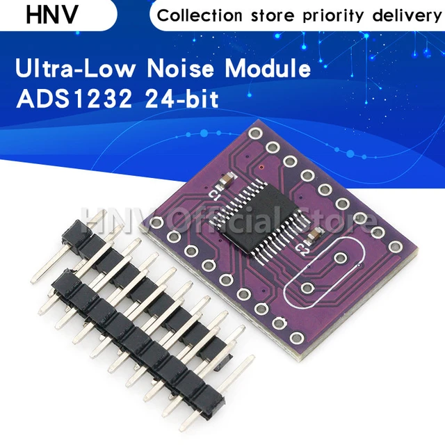 ADS1232 Module 24-bit ADC Ultra-low Noise Analog-to-digital, 49% OFF